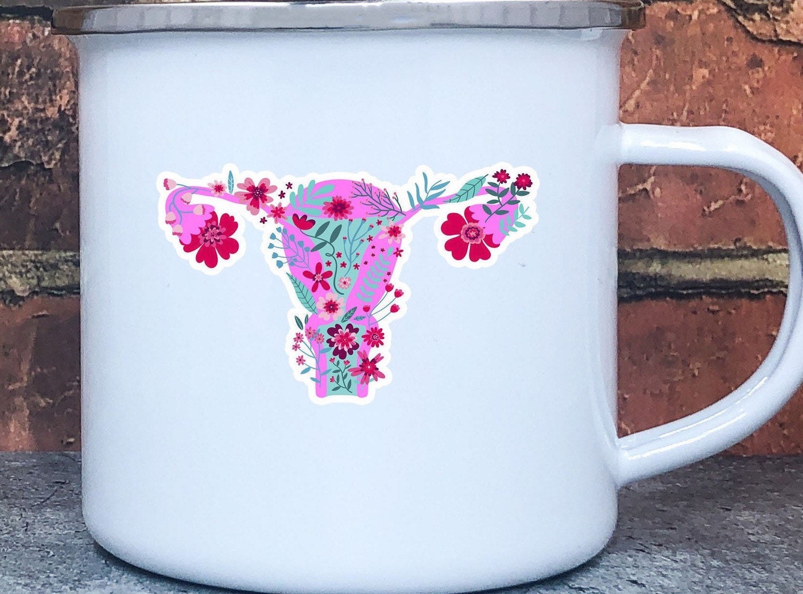 Uterus Sticker Womens Reproductive Rights Feminist Sticker - Etsy