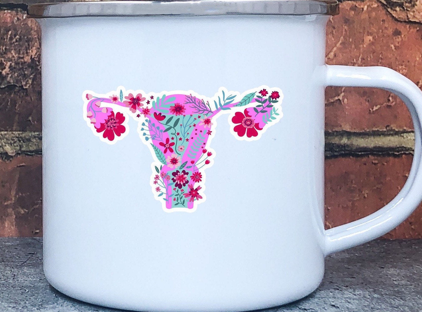 Uterus Sticker Womens Reproductive Rights Feminist Sticker - Etsy