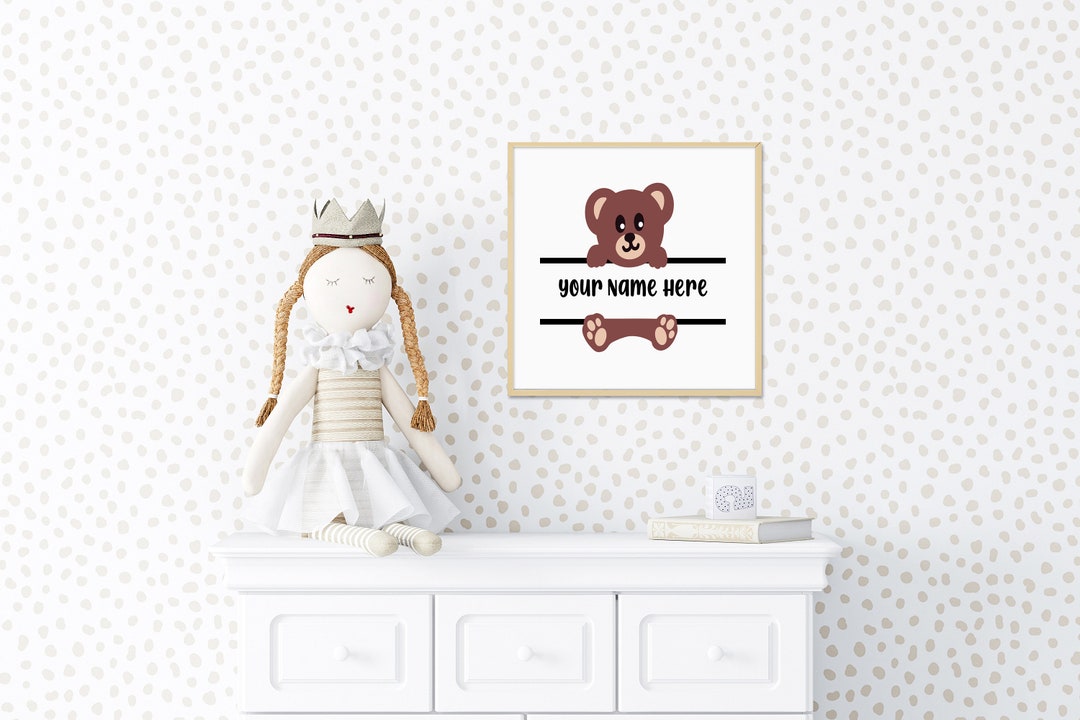 Printable Baby Boy or Girl Name Sign, Boy Baby Name Sign, Personalised ...