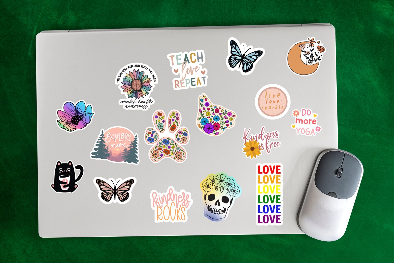 Cute Cat Stickers, Cute Laptop Sticker, Bullet Journal, Car Sticker ...