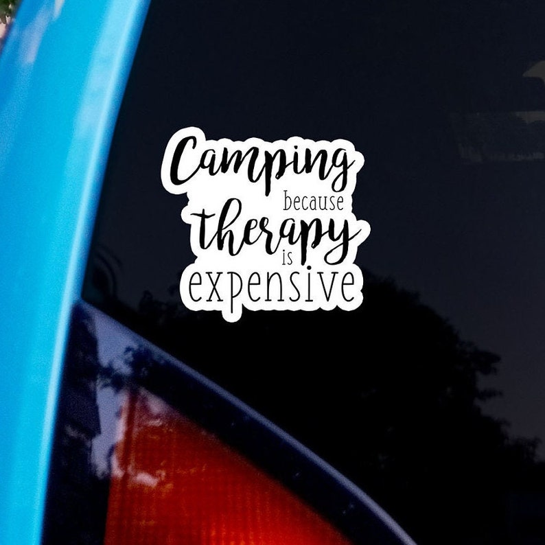Funny Camping Sticker Outdoorsy Sticker Hydroflask Sticker - Etsy
