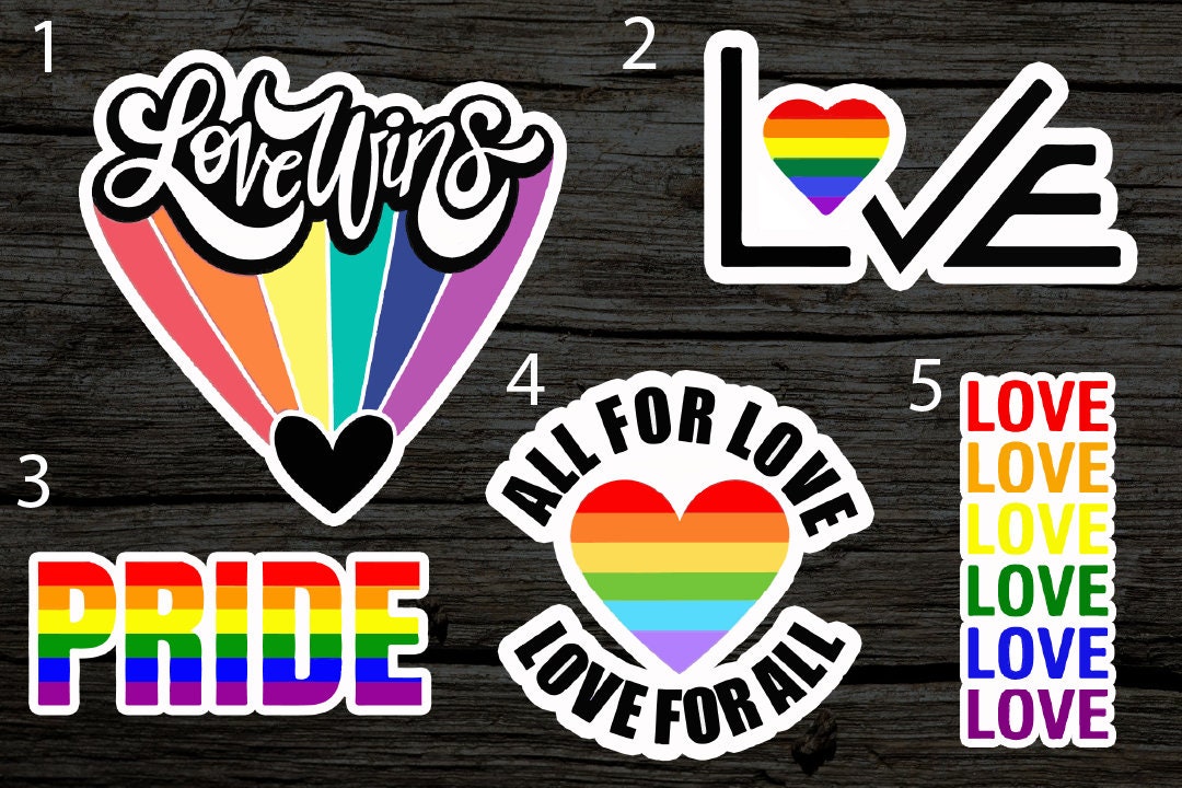 Pride Stickers Pride Decal Stickers Stickers for | Etsy