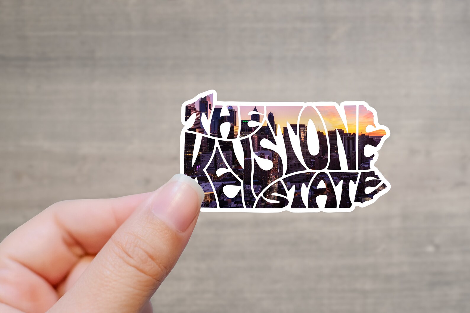 50 States Sticker Gift Idea Car Sticker Waterproof Sticker - Etsy