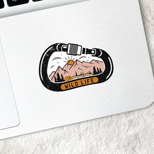Wild Life Sticker, Hiking Sticker, Outdoorsy Sticker, Camping Sticker ...