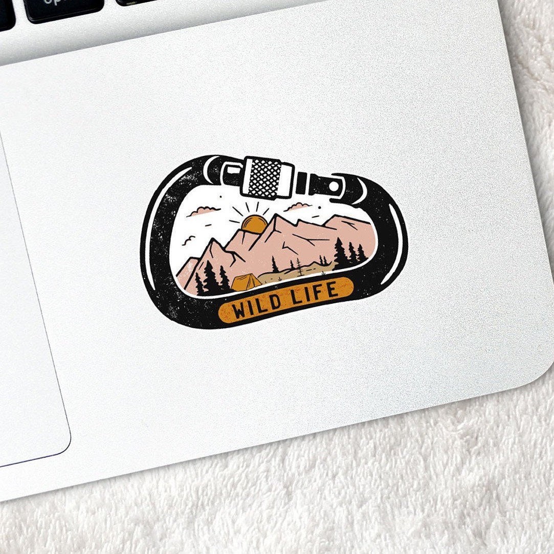Wild Life Sticker Hiking Sticker Outdoorsy Sticker Camping - Etsy