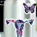 Uterus Sticker, Women's Reproductive Rights Vinyl Sticker, Feminist ...