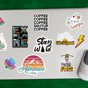Stay Wild, Outdoorsy Sticker, Hiking Sticker, Laptop Sticker, Vinyl ...