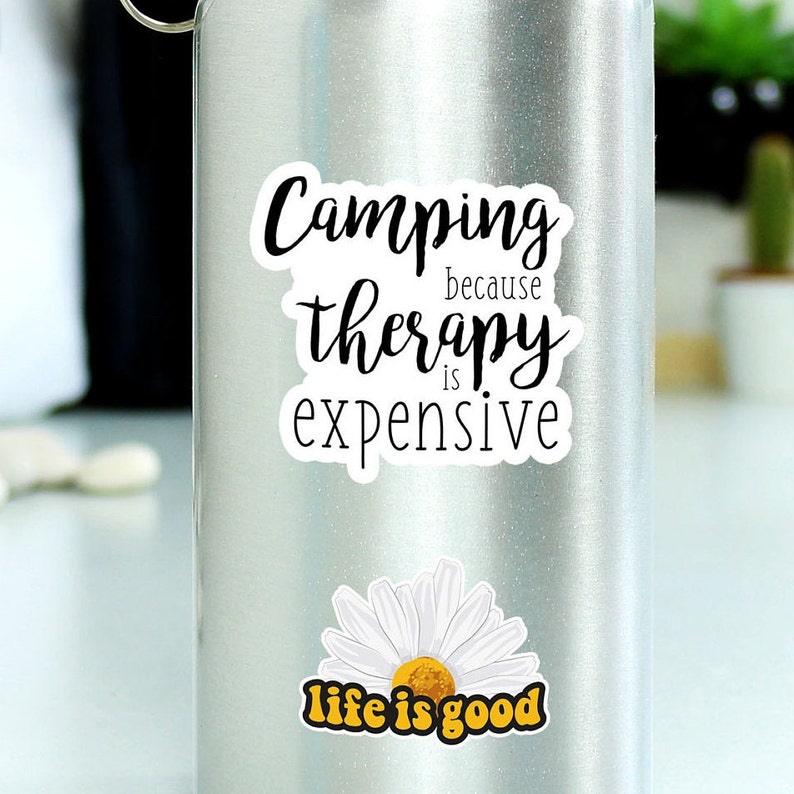 Funny Camping Sticker Outdoorsy Sticker Hydroflask Sticker - Etsy