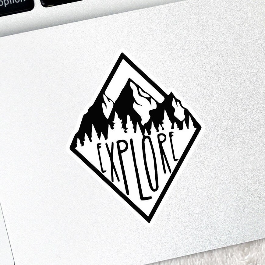 Explore Outdoorsy Sticker Water Bottle Sticker Laptop Hiking - Etsy