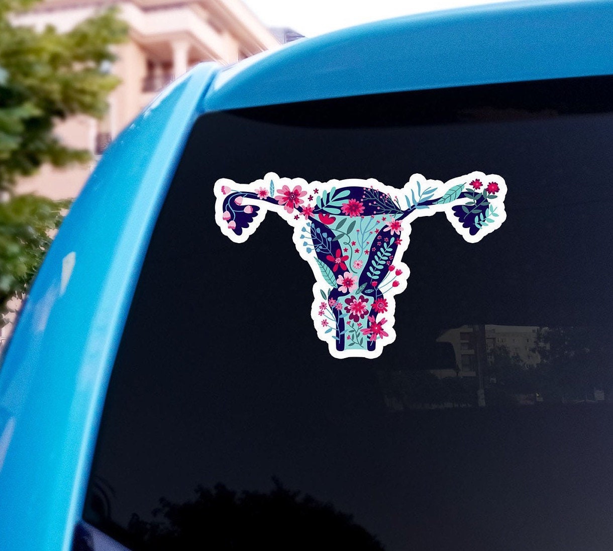 Uterus Sticker Women's Reproductive Rights Vinyl Sticker - Etsy