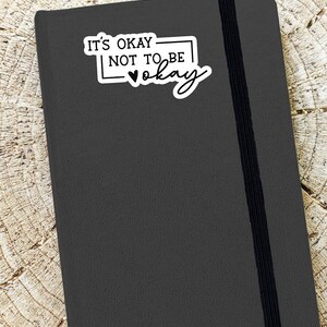 Mental Health Sticker, It's Okay Sticker, Water Bottle Sticker ...