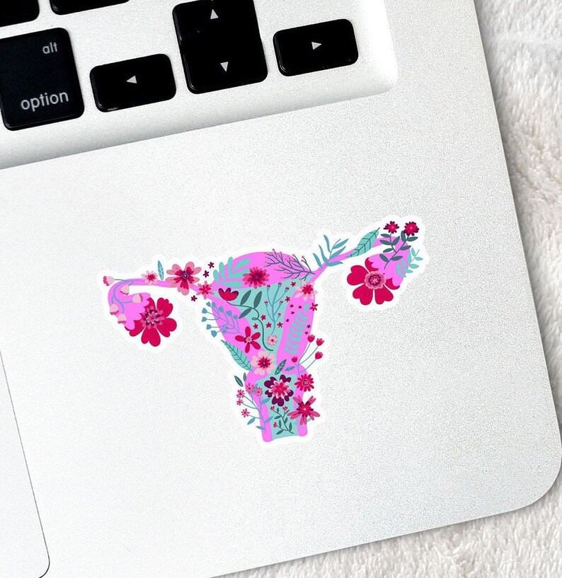 Uterus Sticker Womens Reproductive Rights Feminist Sticker - Etsy