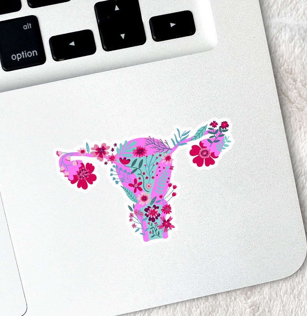 Uterus Sticker Womens Reproductive Rights Feminist Sticker - Etsy