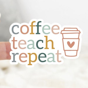 Teacher Vinyl Stickers Cute Sticker Pack Teacher Gifts - Etsy