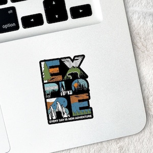 Explore Sticker, Outdoorsy Sticker, Wild Sticker, Bumper Sticker ...