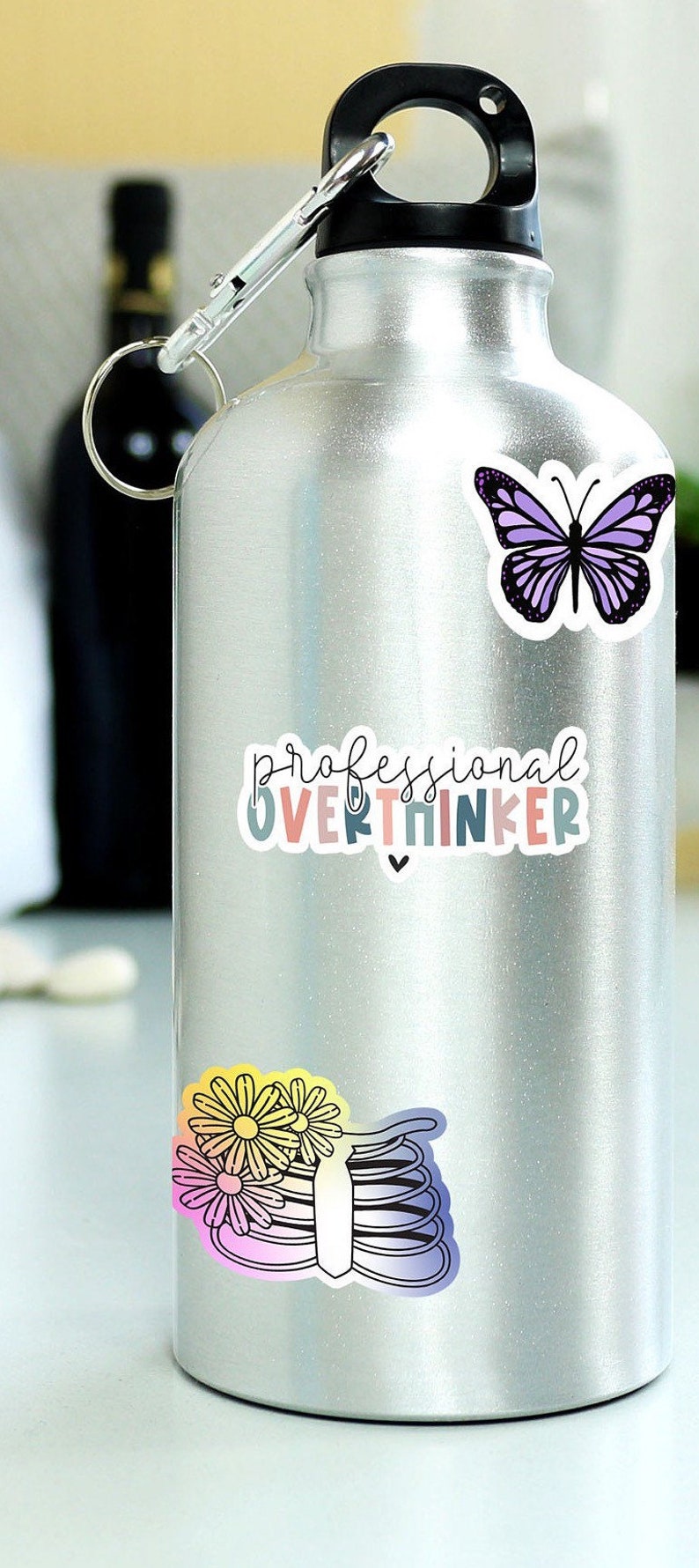 Vinyl Overthinker Sticker Laptop Sticker Vinyl Stickers - Etsy