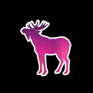Moose Stickers| Wildlife| Animal Stickers| Laptop Stickers| Hydroflask ...