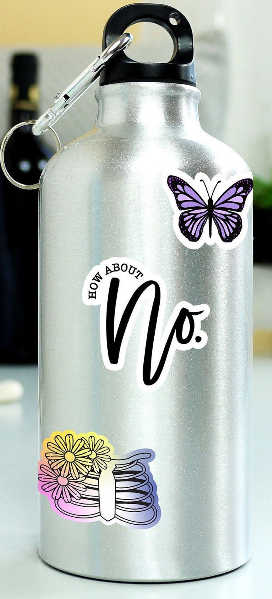 How About No Sticker Vinyl Sticker Funny Sticker Hydroflask - Etsy