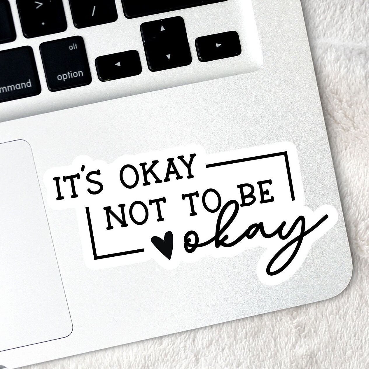 Mental Health Sticker It's Okay Sticker Water Bottle - Etsy