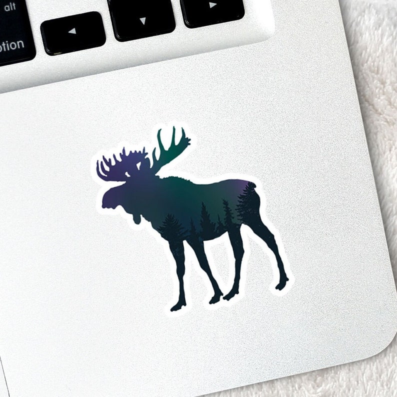 Vinyl Moose Stickers, Stickers for Hydroflask, Stickers for Laptop ...