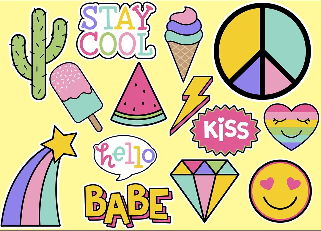 Cute Retro Stickers, Waterproof Stickers, Vinyl Stickers, Hydroflask ...