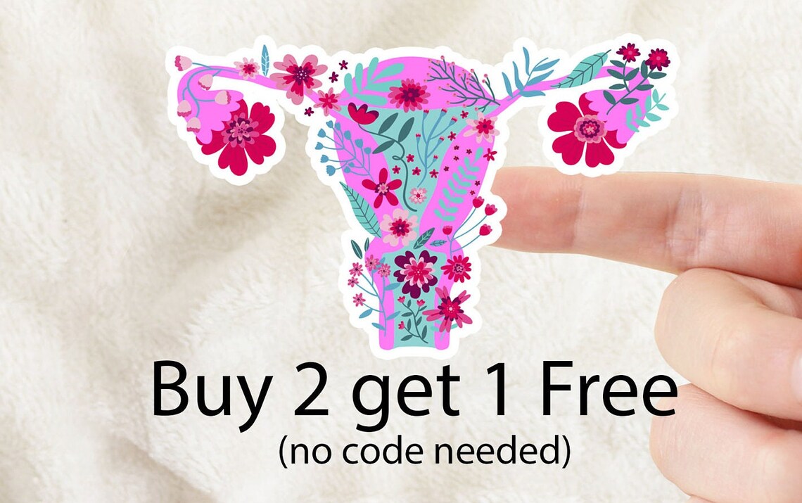 Uterus Sticker Womens Reproductive Rights Feminist Sticker - Etsy