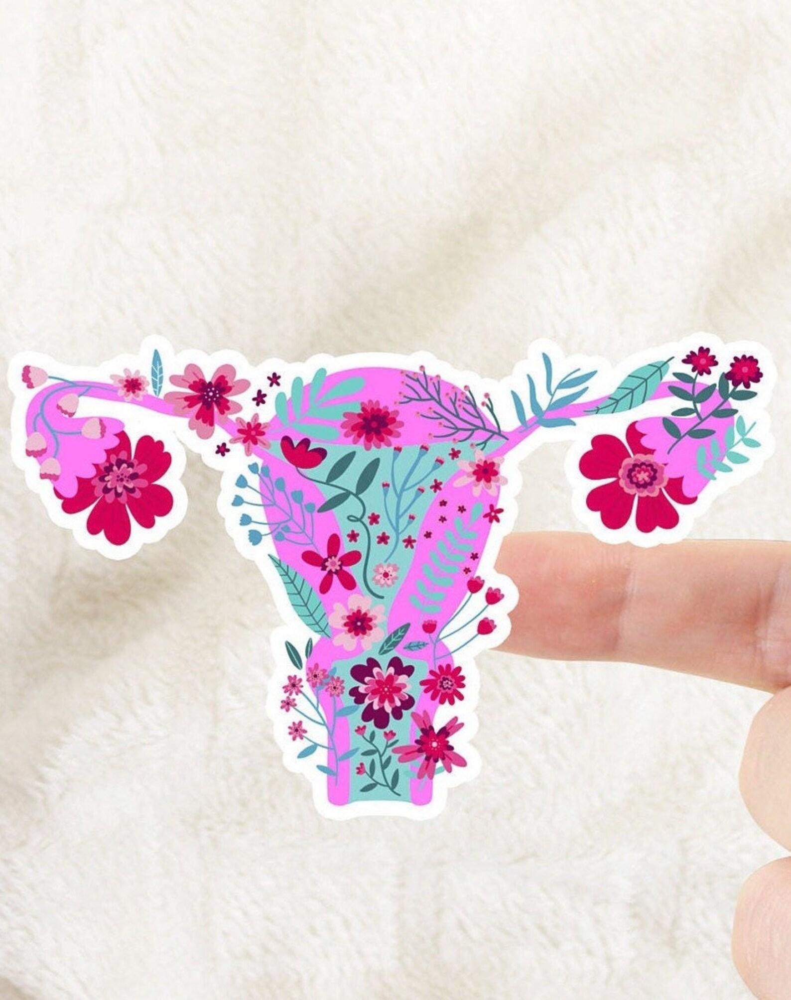 Uterus Sticker Womens Reproductive Rights Feminist Sticker - Etsy