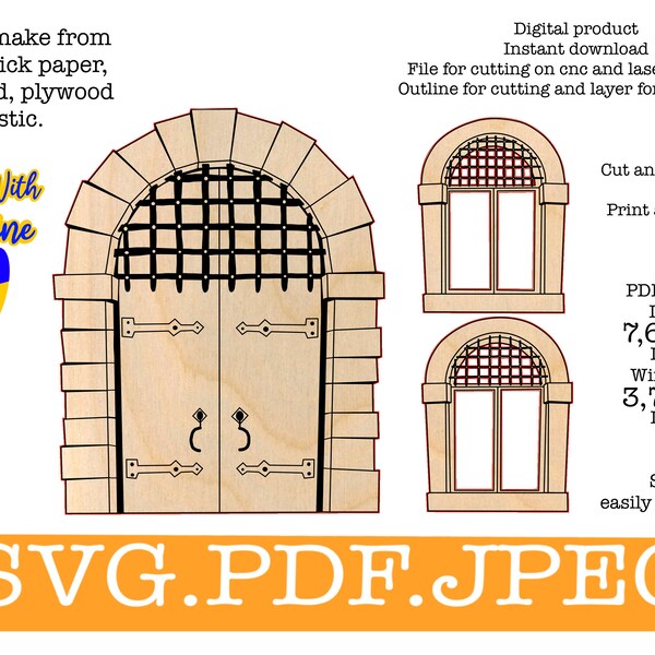 Fairy Garden Doors and Windows - Etsy
