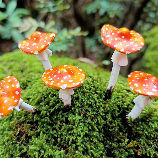 Miniature Mushroom - Etsy