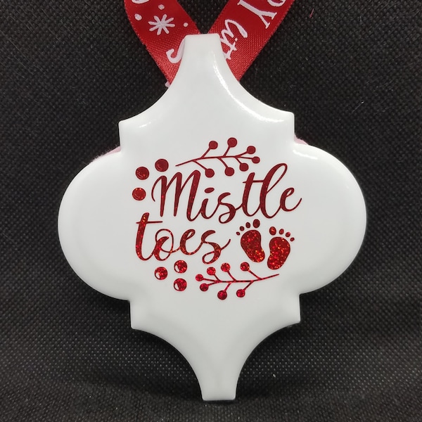 Mistle Toes Ornament - Etsy