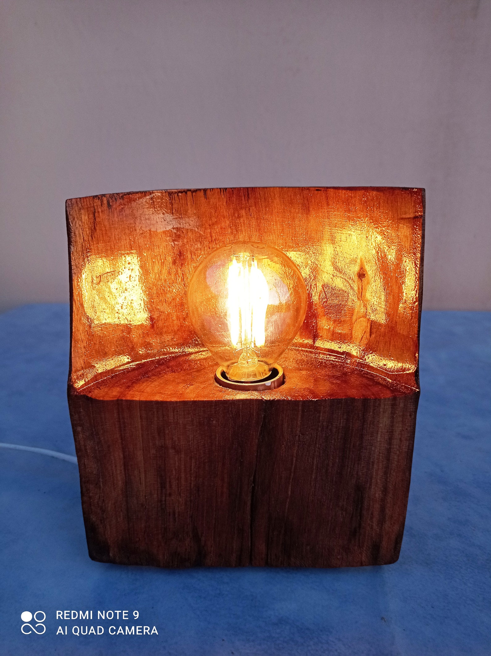 Unique Handmade Wooden Lamp Stand Table Lamp Walnut Wood Lamp - Etsy ...
