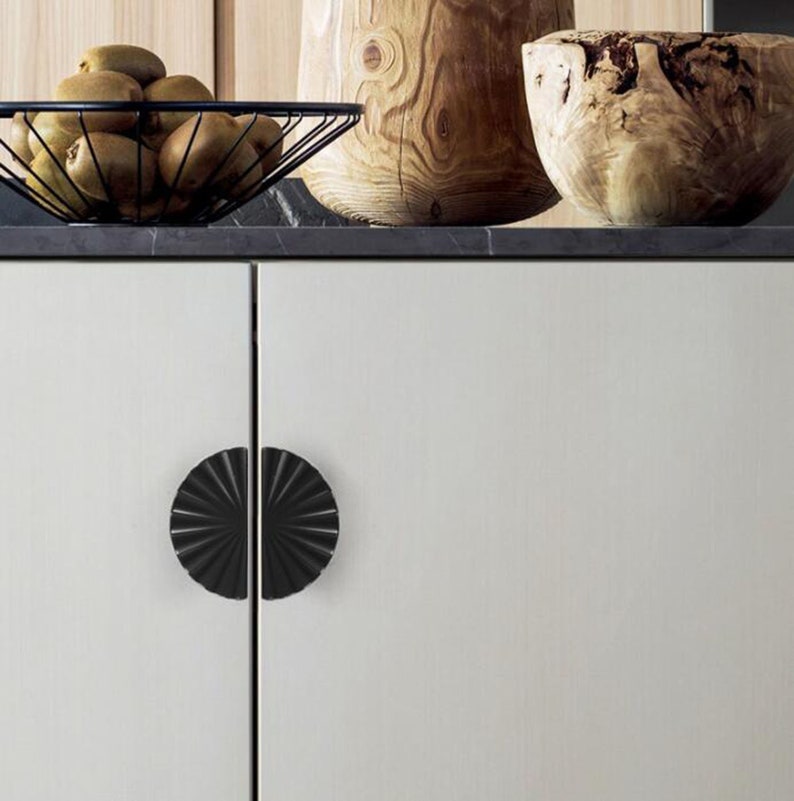 Brass Drawer Pulls Semi Circle Drawer Handles Cupboard Kitchen - Etsy