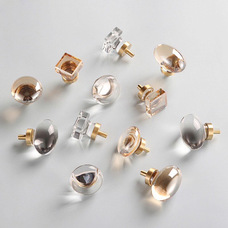 Glass Drawer Pulls - Etsy