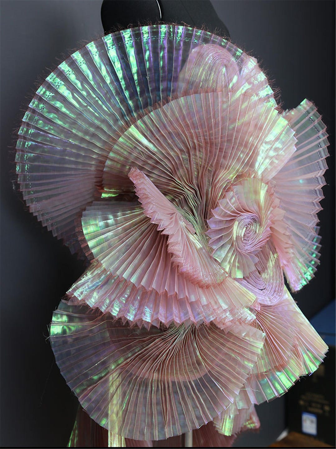 Pleated Lace Fabric: Fantasy Fold Frill Design - Dress & Photography ...