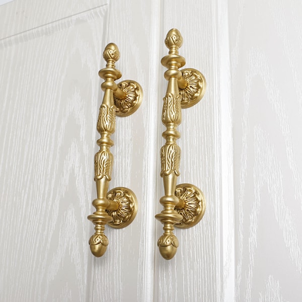 Gold Handles Cabinet Curved - Etsy