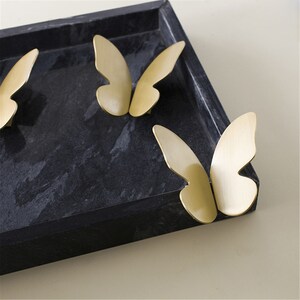 Brass Drawer Pulls Butterfly Drawer Handles Cupboard Kitchen Cabinet ...
