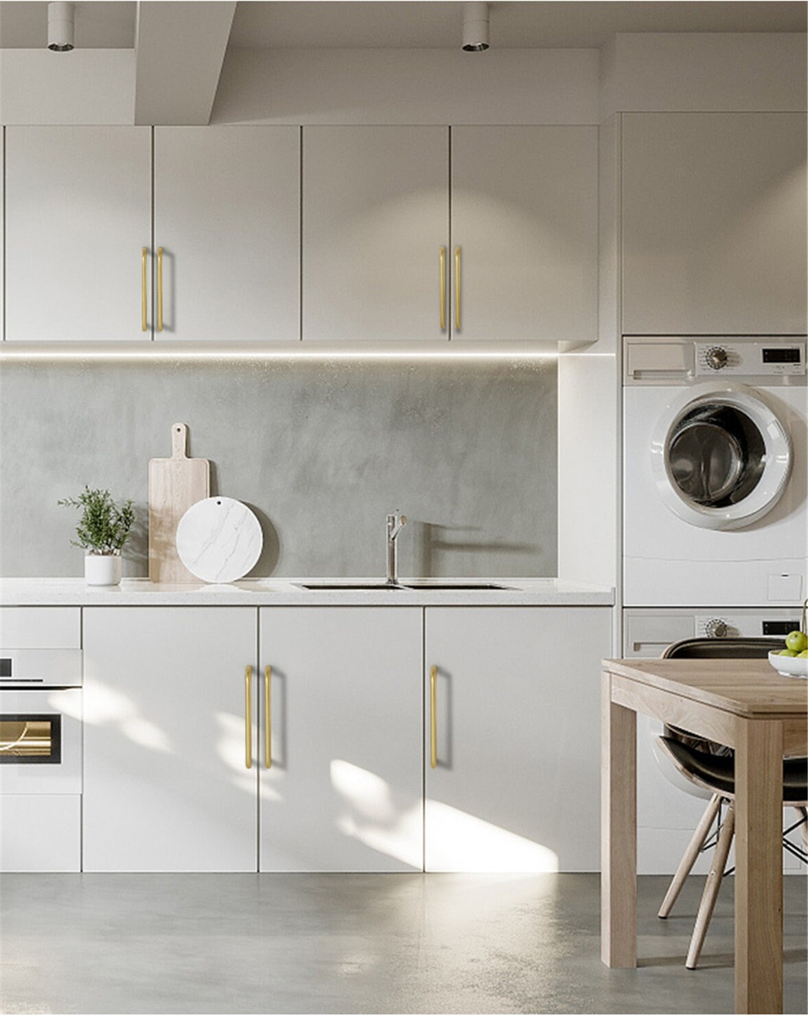 Brass Drawer Pulls Curved Arch Drawer Handles Cupboard Kitchen - Etsy