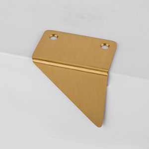 Brass Drawer Pulls Modern Triangle Drawer Handles Cupboard Kitchen ...