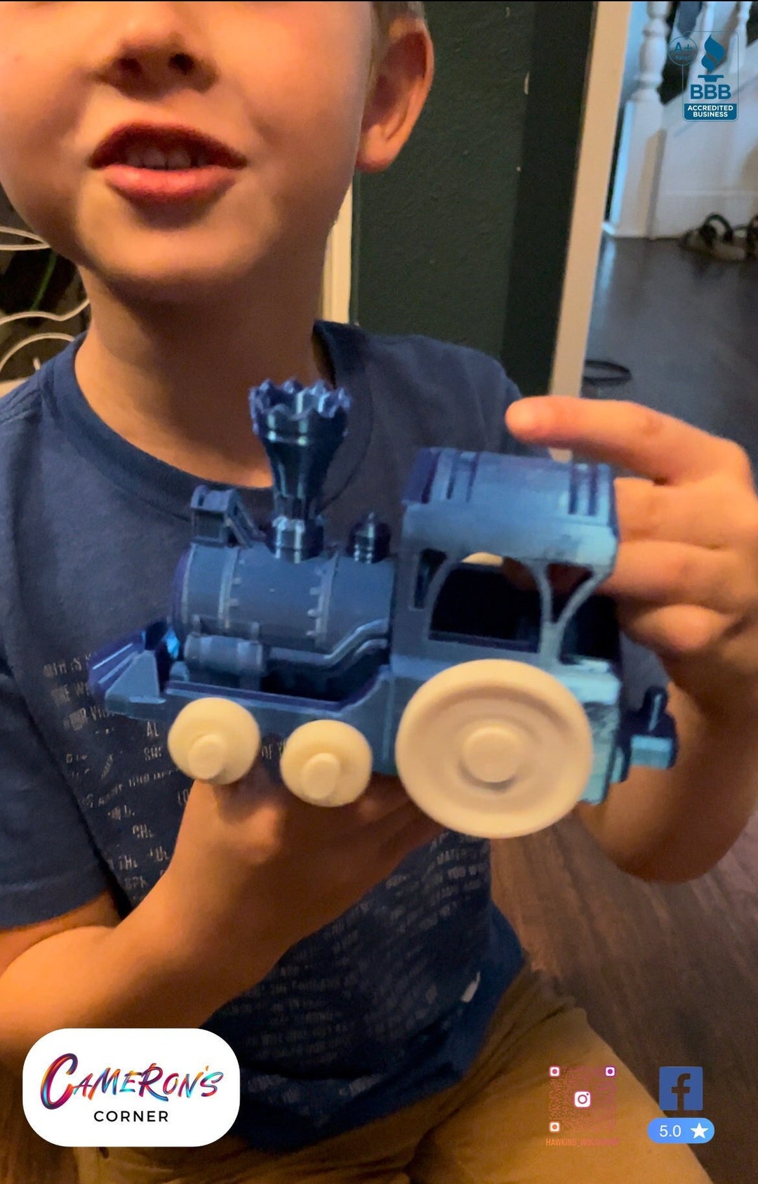 3D Printed Toy Train Engine, Customizable Birthday Gift - Etsy