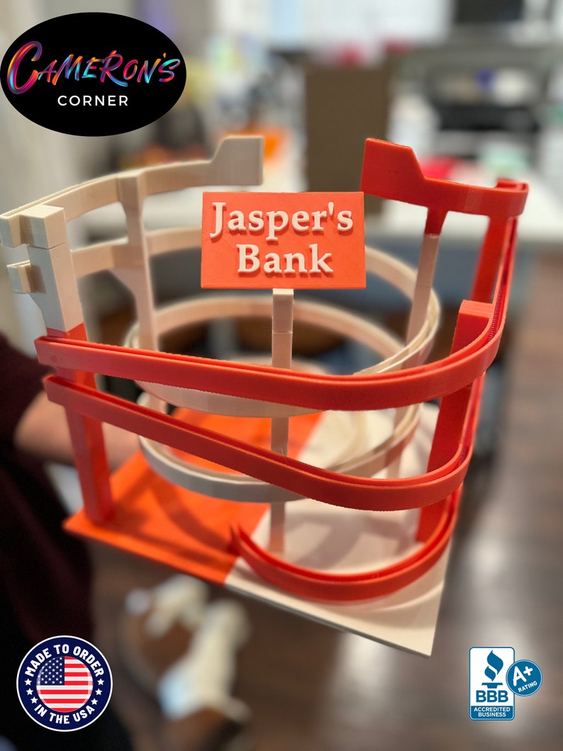 USA Coin Run Bank, 3D Printed, Increase Donations - Etsy