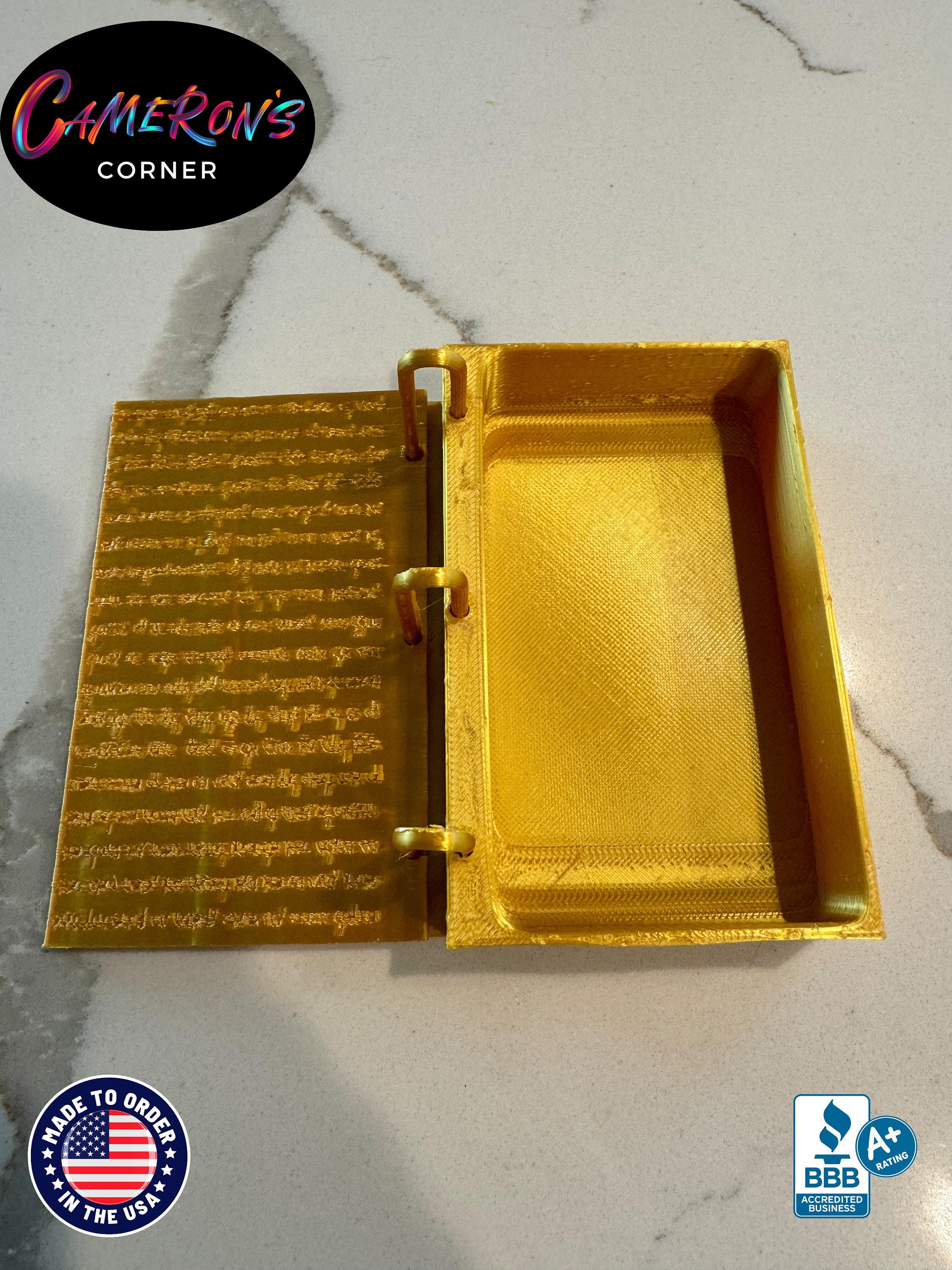 Book of Mormon Golden Plates Model, 3D Printed, Small or Large, 3rd ...