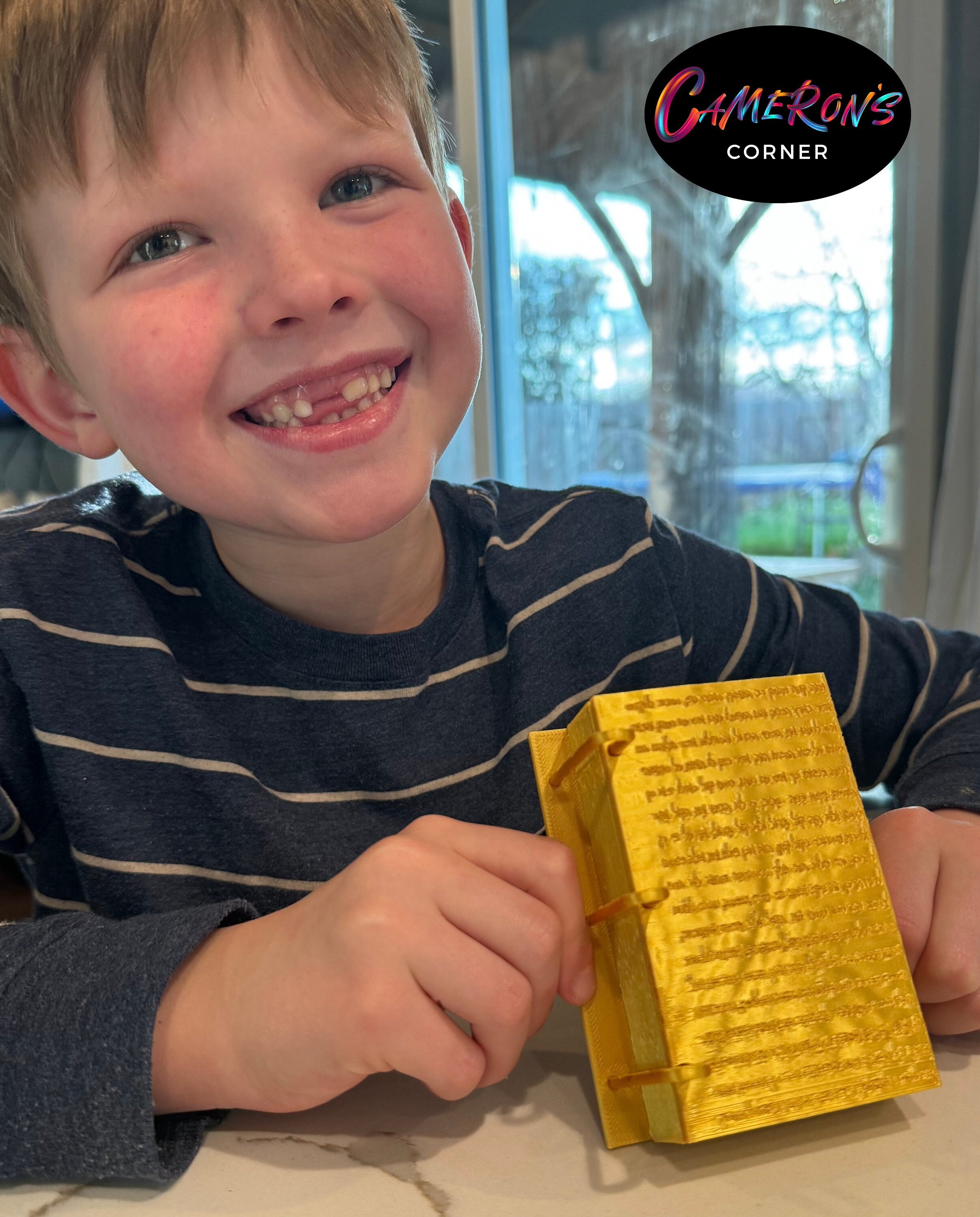 Book of Mormon Golden Plates Model, 3D Printed, Small or Large, 3rd ...