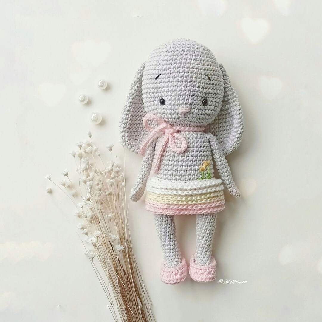 Crochet Pattern Bunny Clara / Bunny Clara / Amigurumi / Forest Animals ...