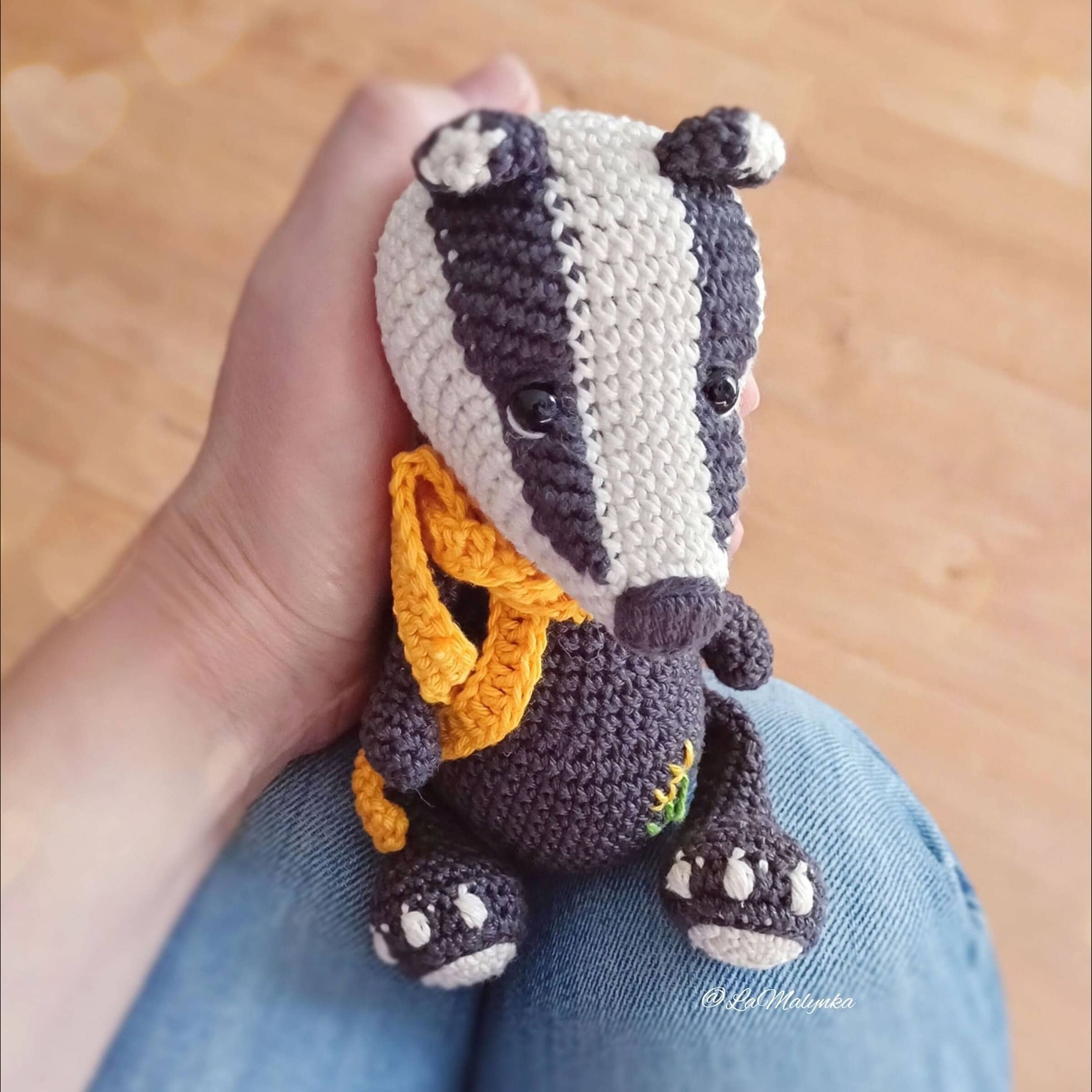 Crochet Pattern the Little Badger Wanja / Crochet Pattern Little Badger ...