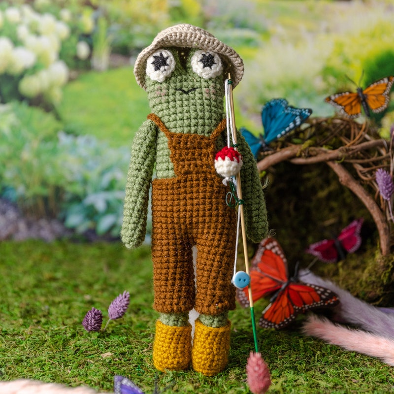 Frog and Toad Plush - Etsy