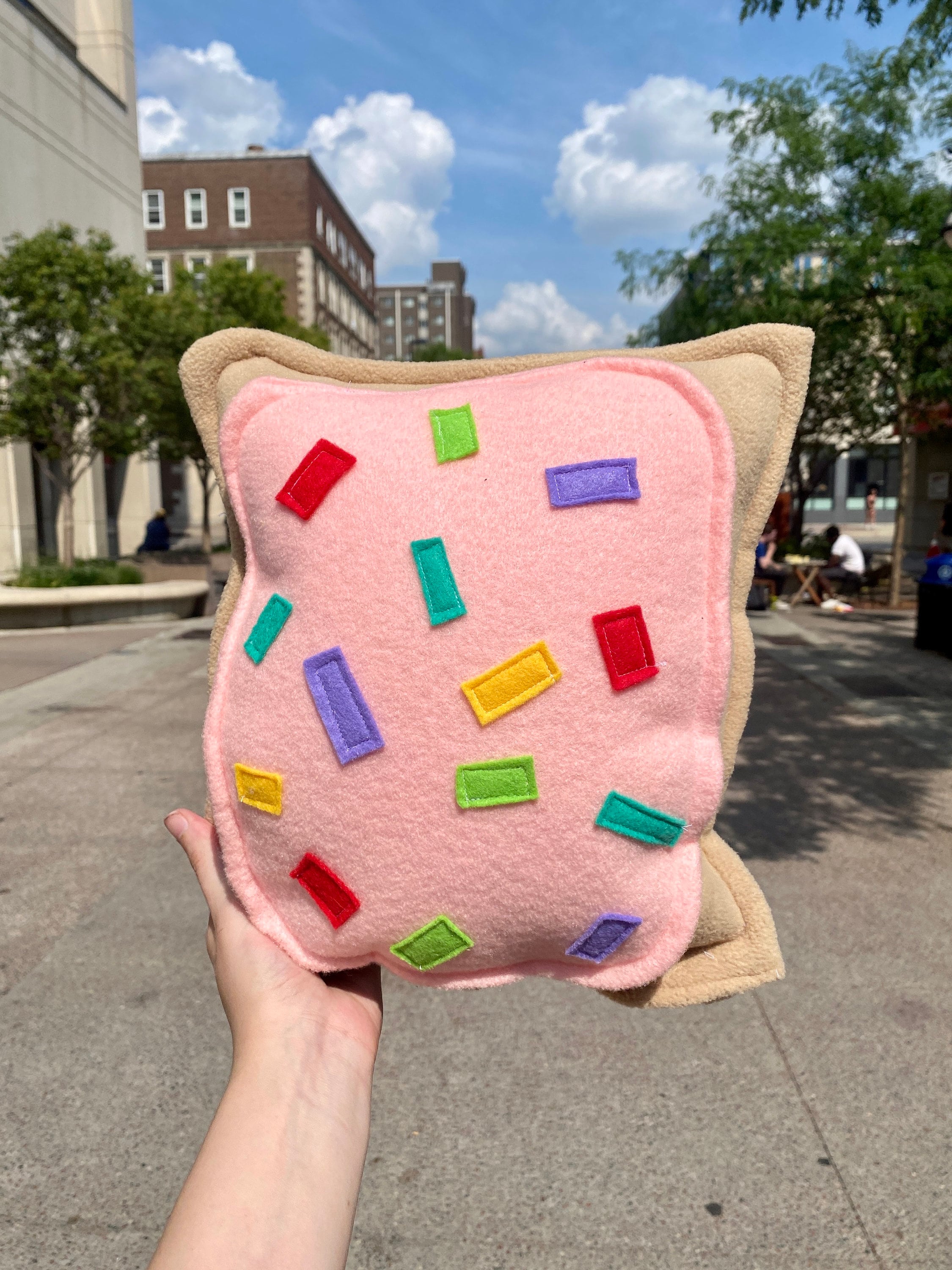 Pop Tart Plushie Hand Sewn Pastry Kawaii Food Plush - Etsy