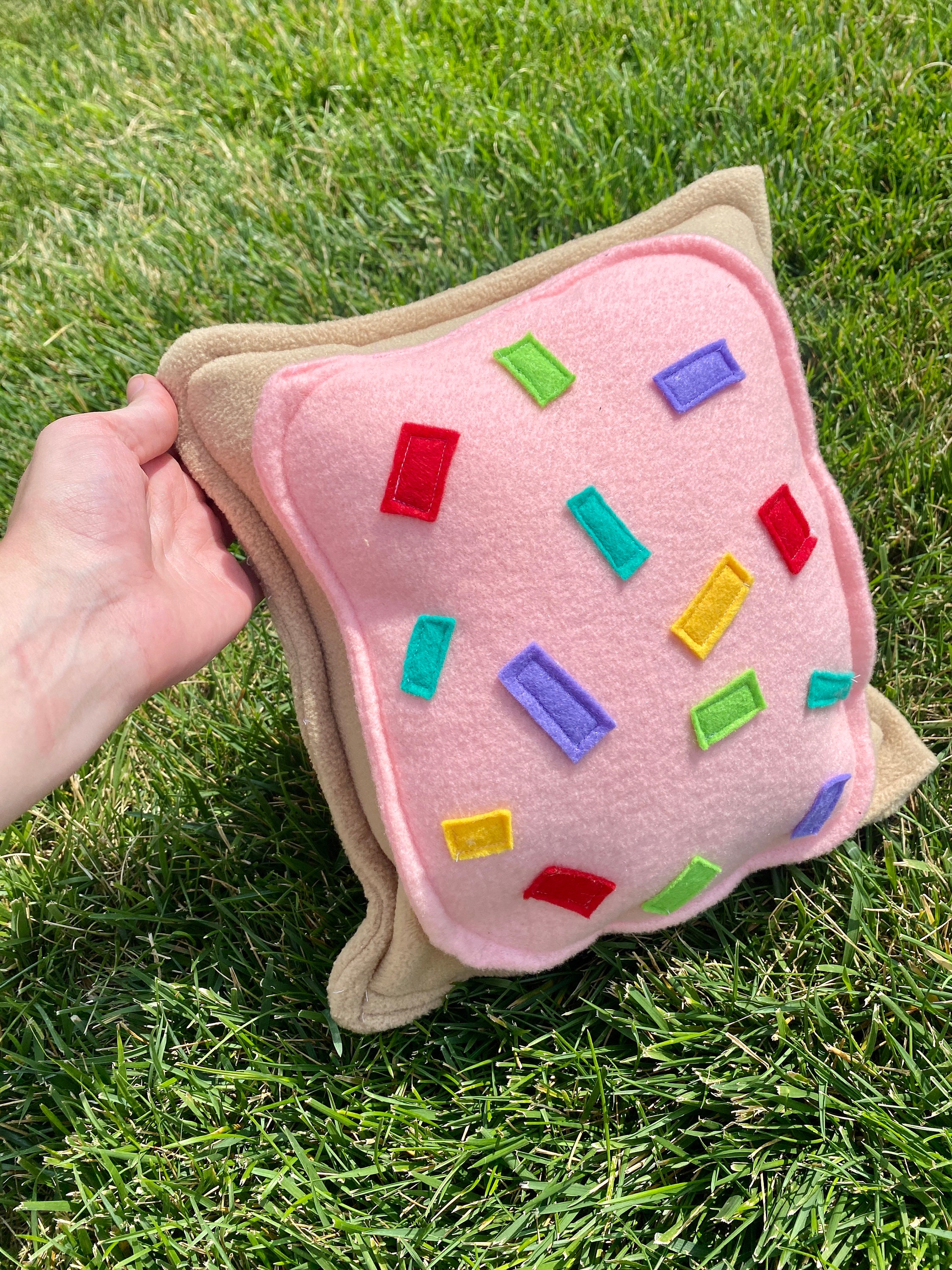 Pop Tart Plushie Hand Sewn Pastry Kawaii Food Plush - Etsy