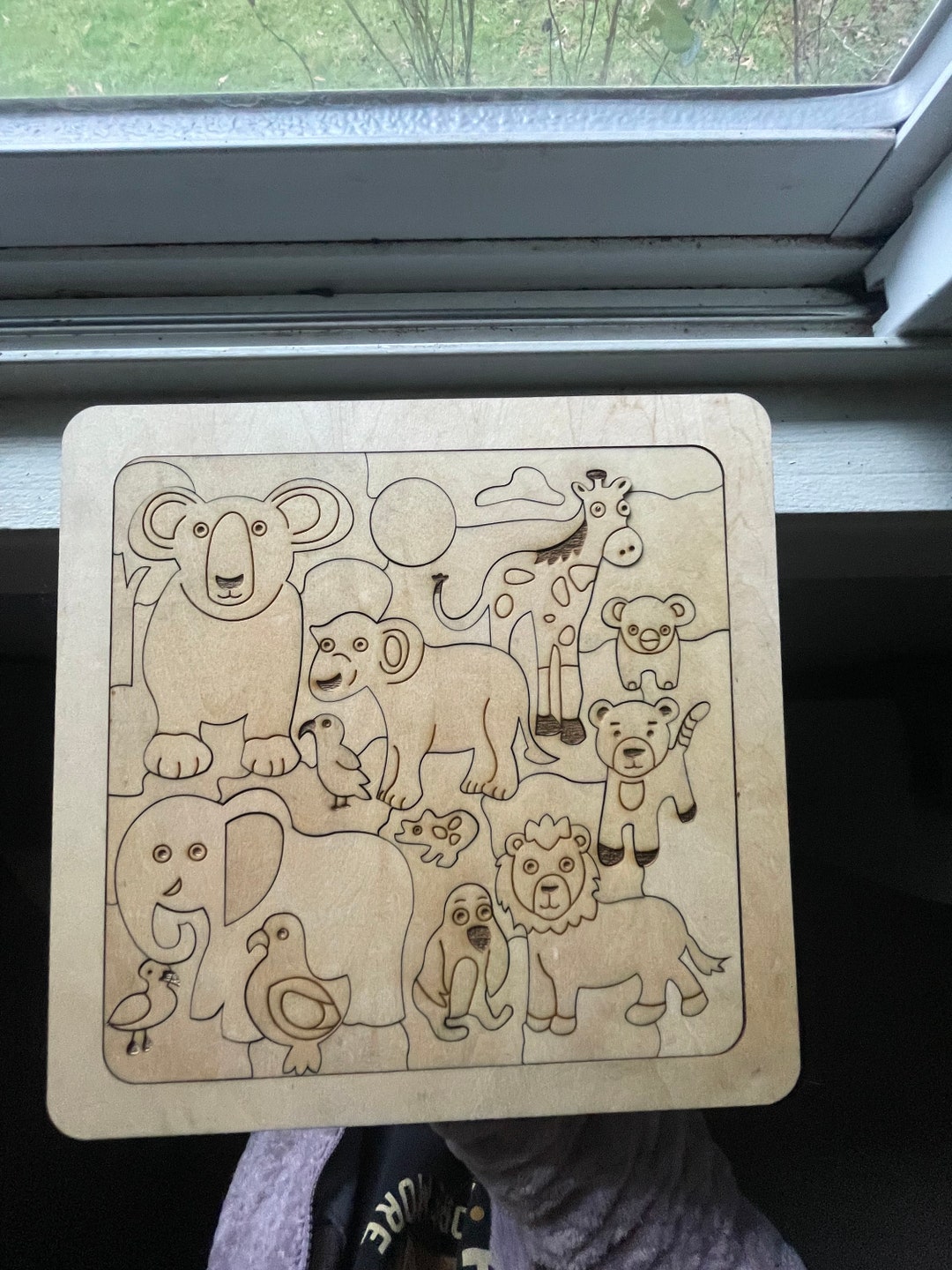Puzzling Pals Zoo Animals Puzzle for Kids - Etsy