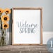 Welcome Spring, Welcome Spring Sign, Spring Decor, Entry Room Decor ...