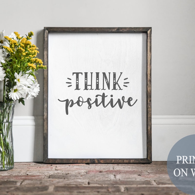Positive Quote Signs - Etsy